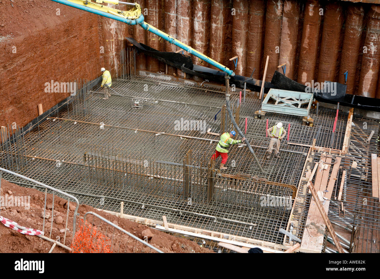 Construction of the Cube building in Birmingham England UK Stock Photo ...