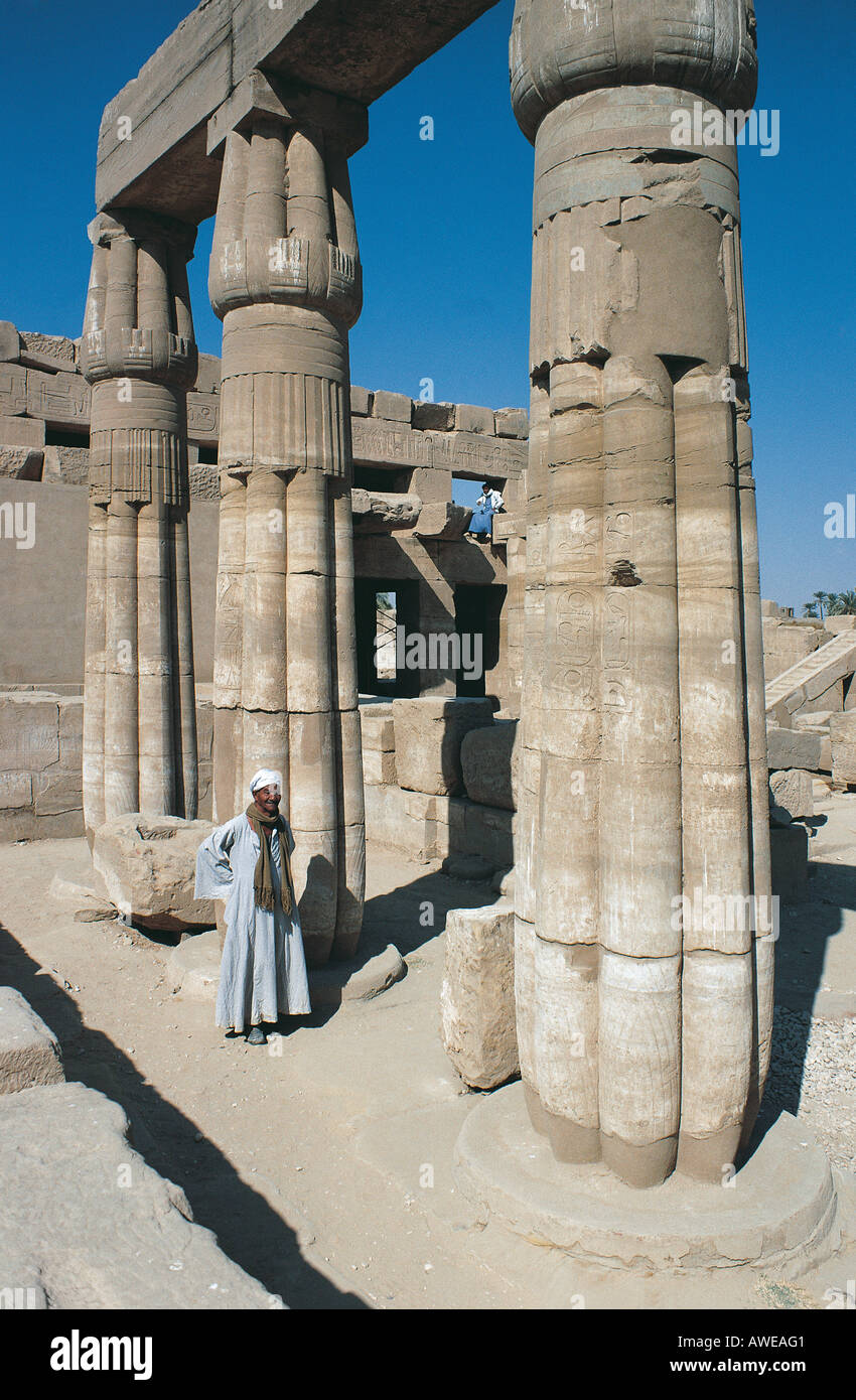 The pillars at karnak temple in luxor hi-res stock photography and ...