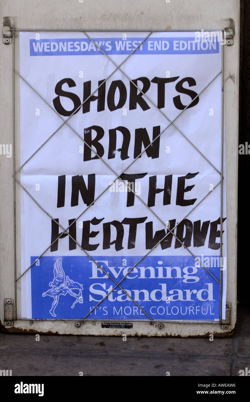 London Evening Standard newspaper Stock Photo - Alamy