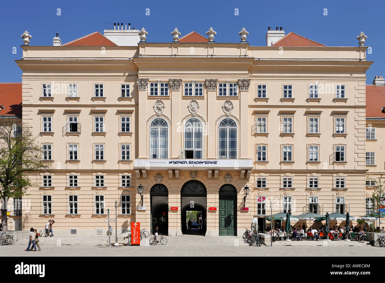 Museum quarter, Vienna, Austria, Europe Stock Photo - Alamy