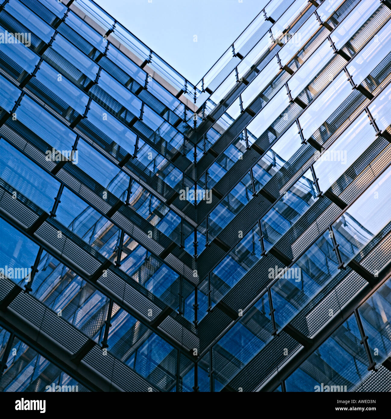 Modern Architecture Business Center Office Glass Windows Facade Stock ...