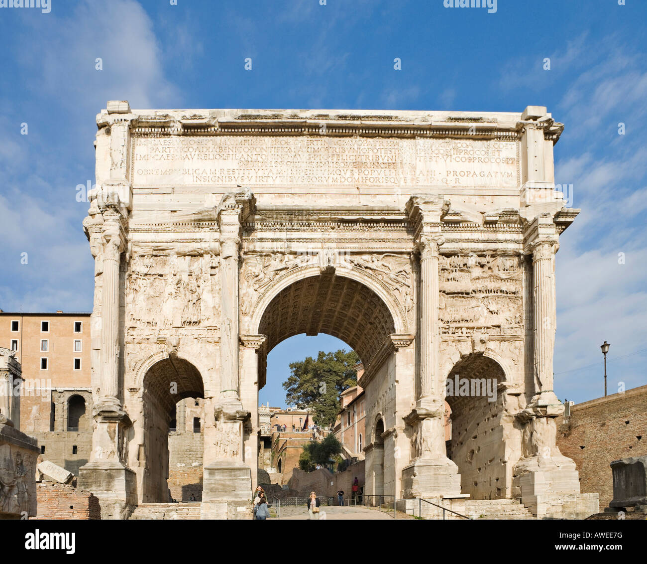 Septimius severus bogen hi-res stock photography and images - Alamy
