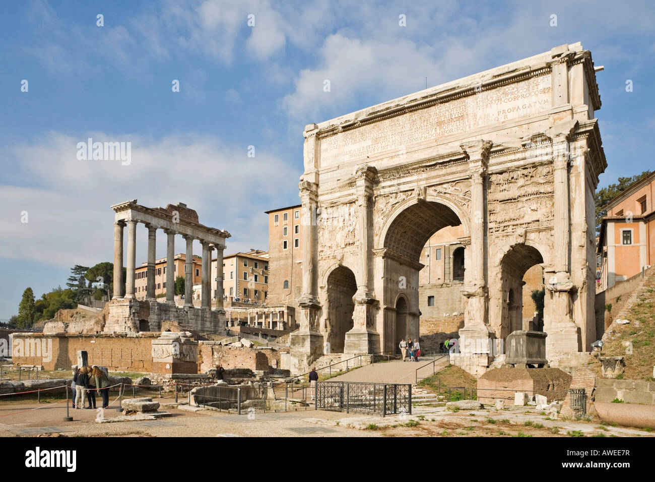 Septimius severus bogen hi-res stock photography and images - Alamy