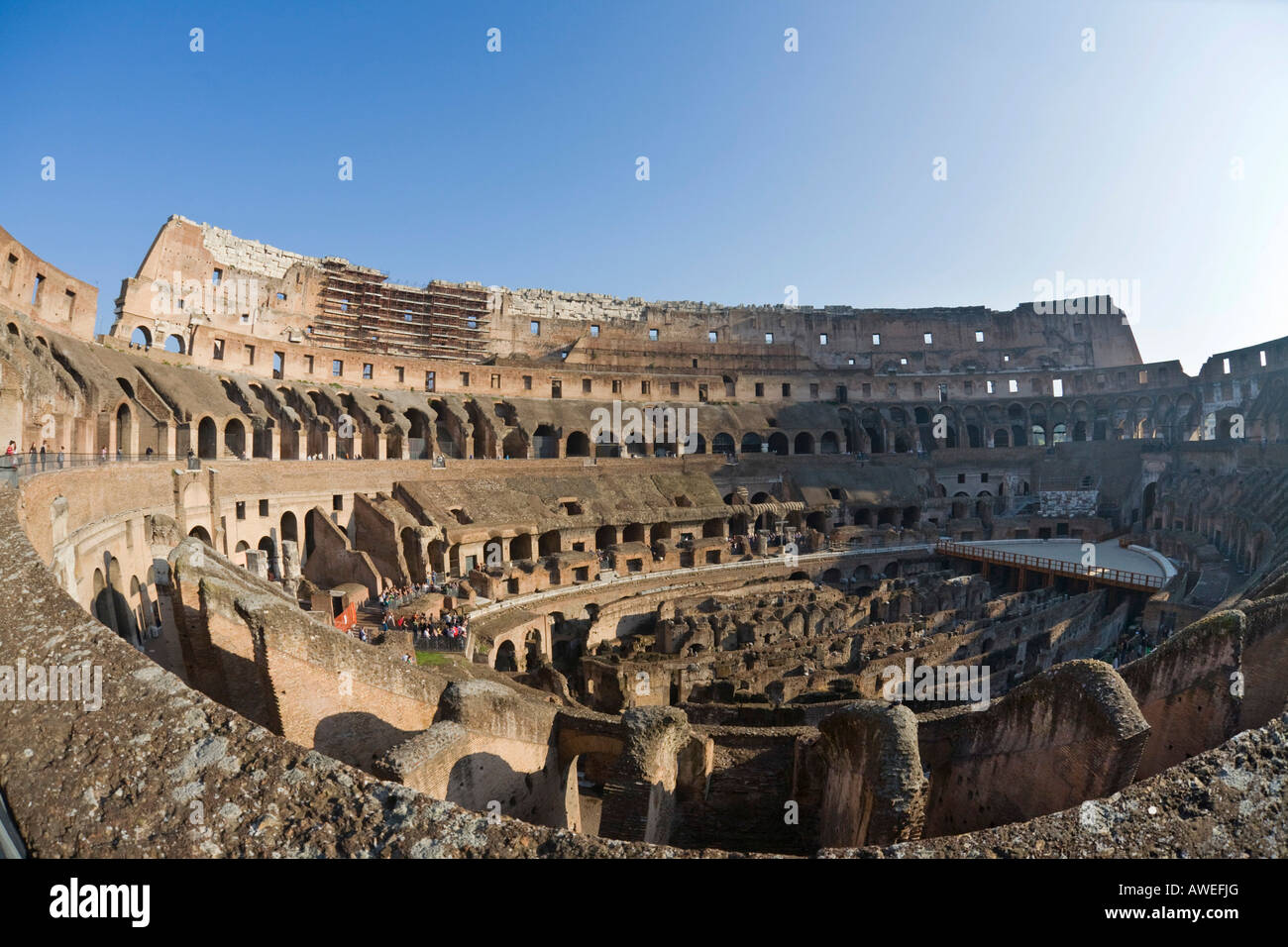 Colosseum interior, Rome, Italy, Europe Stock Photo - Alamy