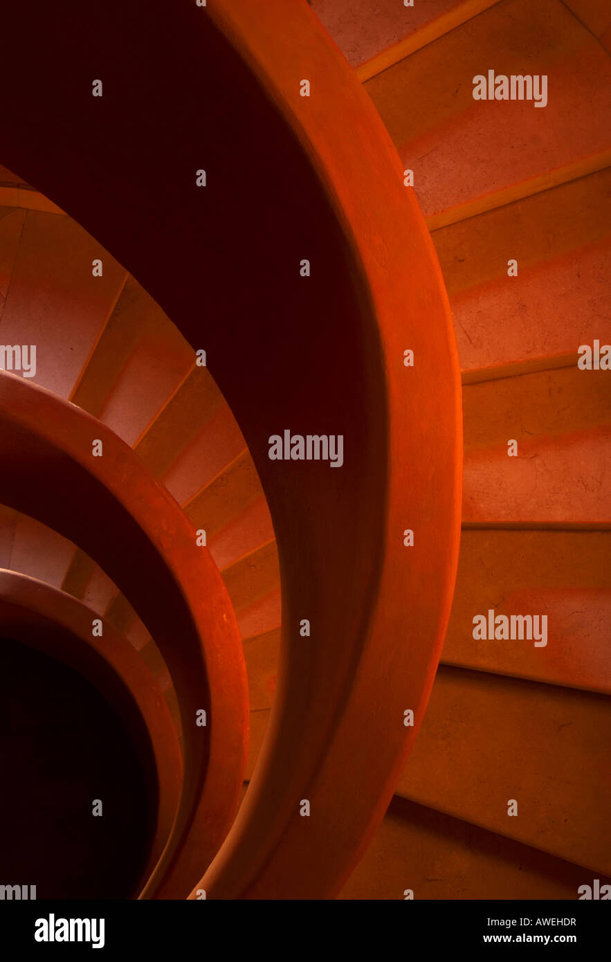 Spiral stone stair hi-res stock photography and images - Alamy