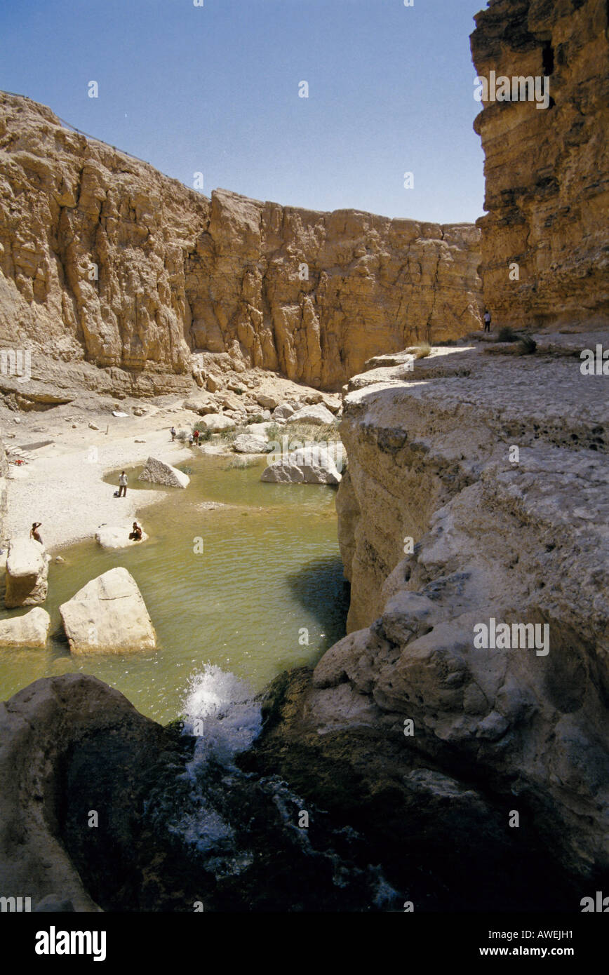 tamerza waterfall & basin, metlaoui area, tunisia Stock Photo - Alamy
