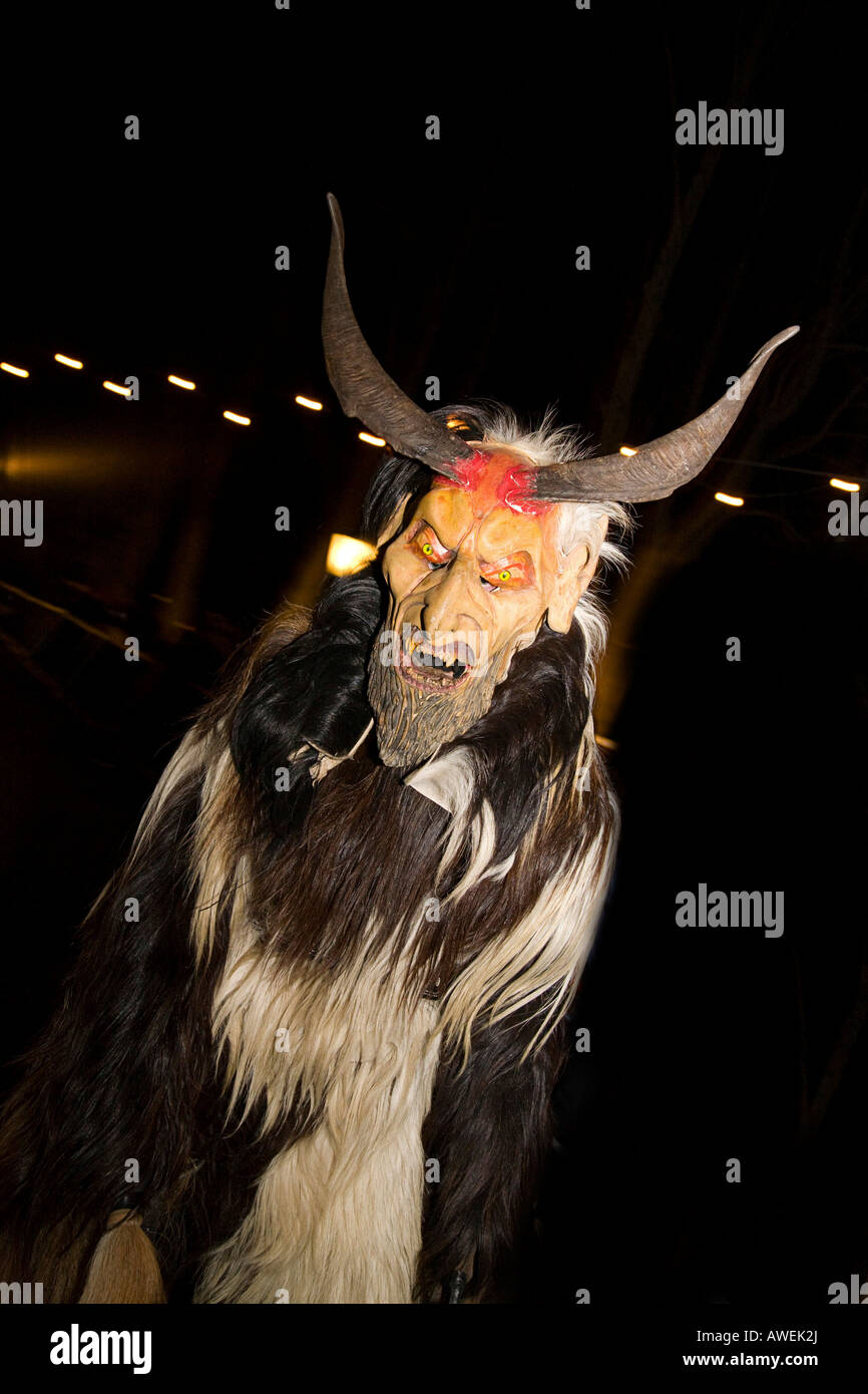 Krampus, a traditional Austrian figure bound to the tradition of St ...