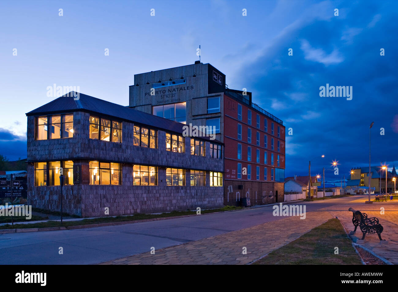 Hotel Indigo, Puerto Natales, Patagonia, Chile, South America Stock ...