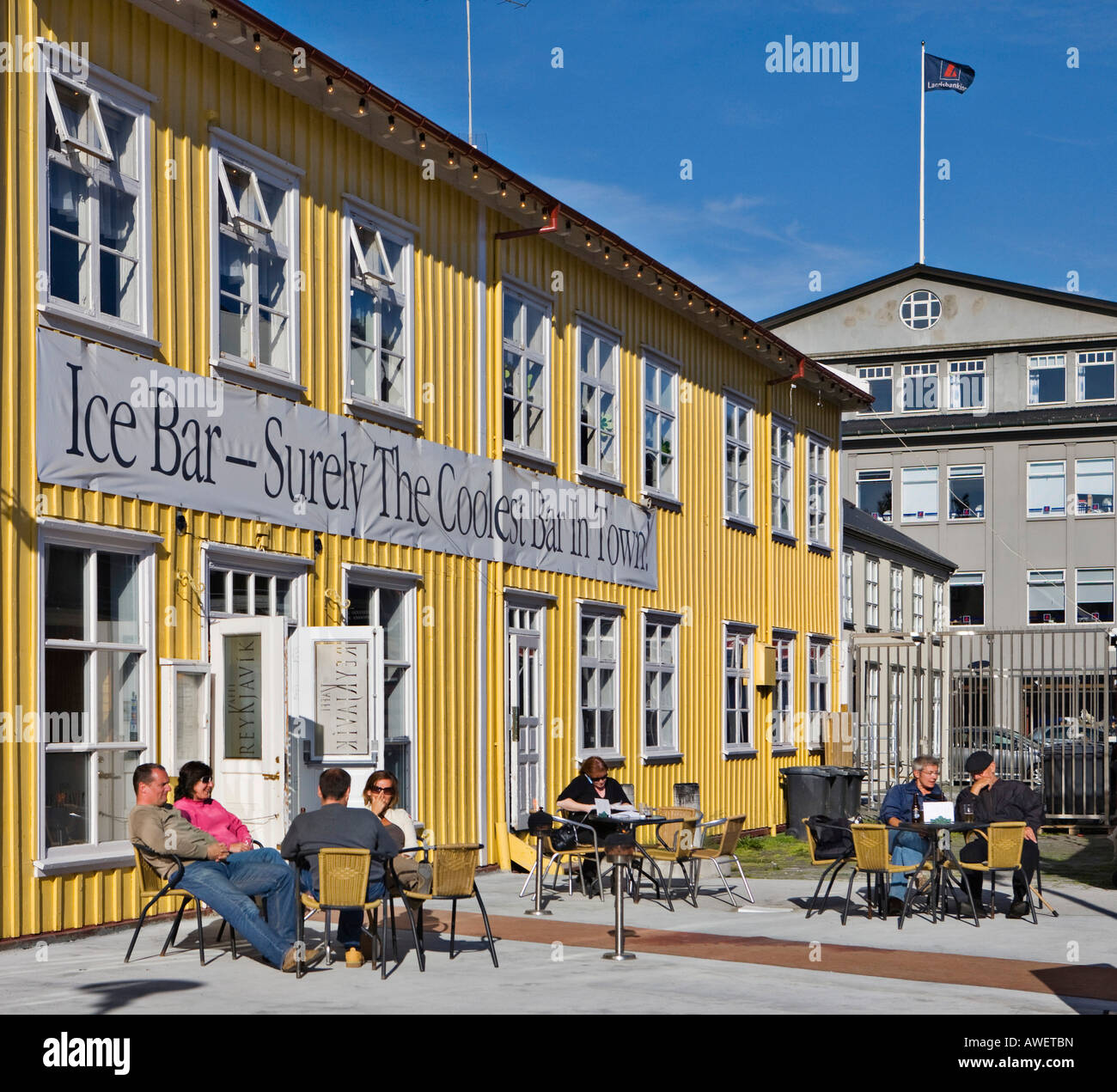Bar in the centre of Reykjavik, Iceland, Atlantic Ocean Stock Photo - Alamy