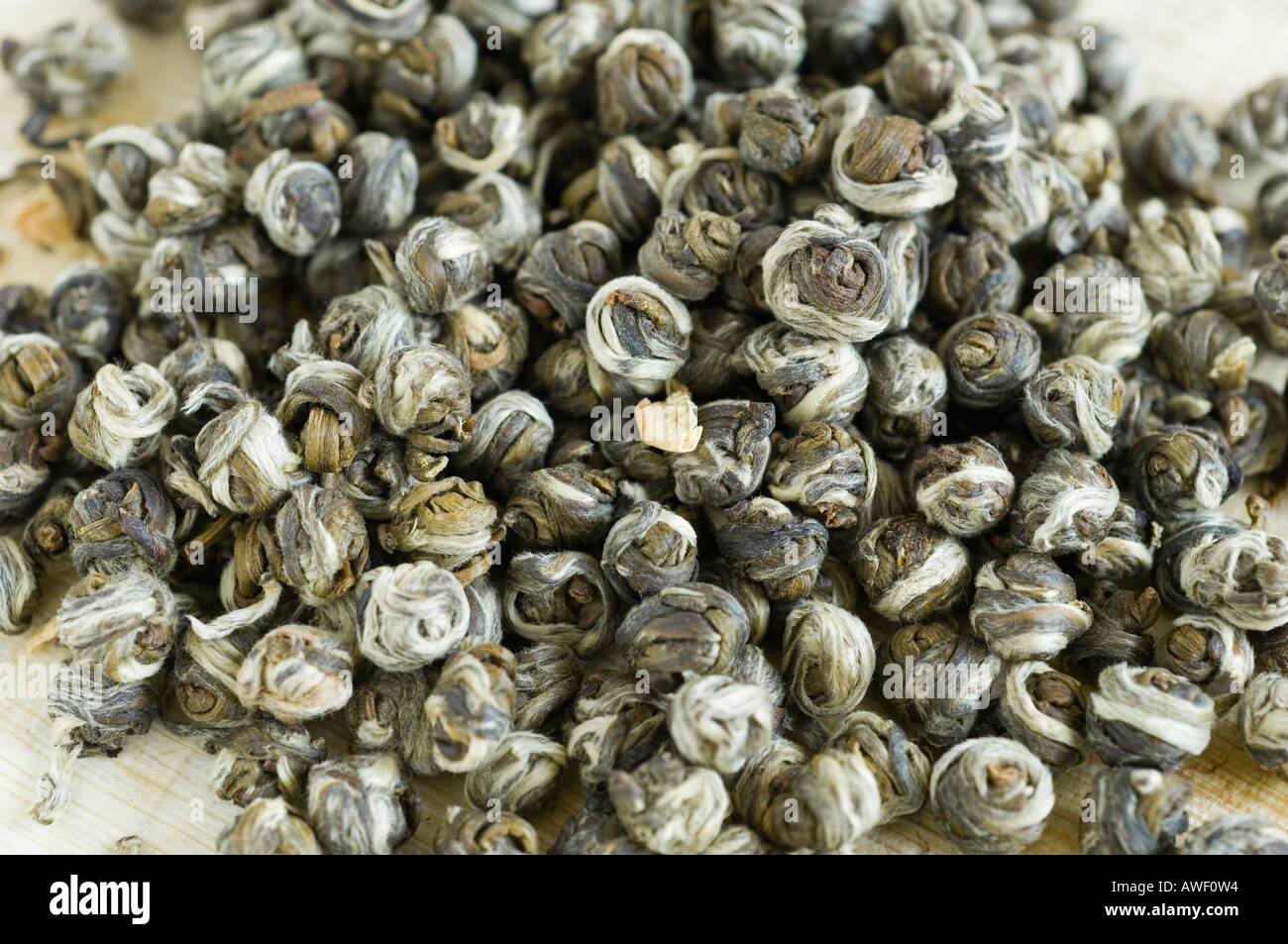 Pearl jasmine tea pellets hi-res stock photography and images - Alamy