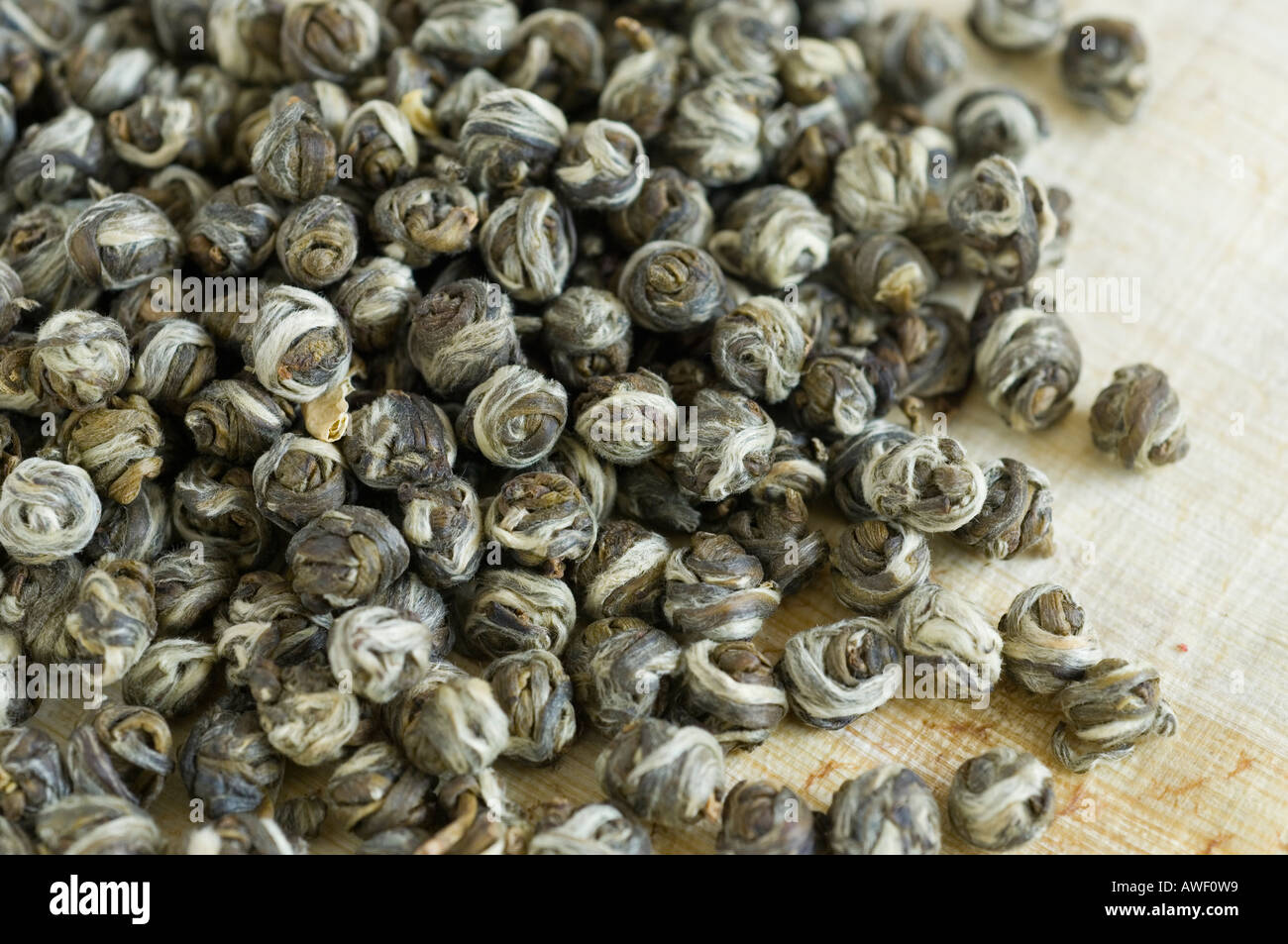 Pearl jasmine tea pellets hi-res stock photography and images - Alamy