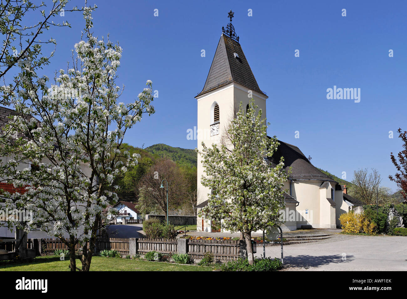 Church, Furth, Triestingtal, Lower Austria, Austria, Europe Stock Photo ...