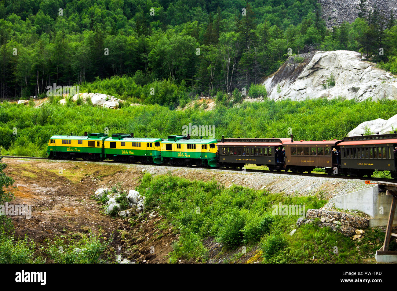 White pass railway hi-res stock photography and images - Alamy