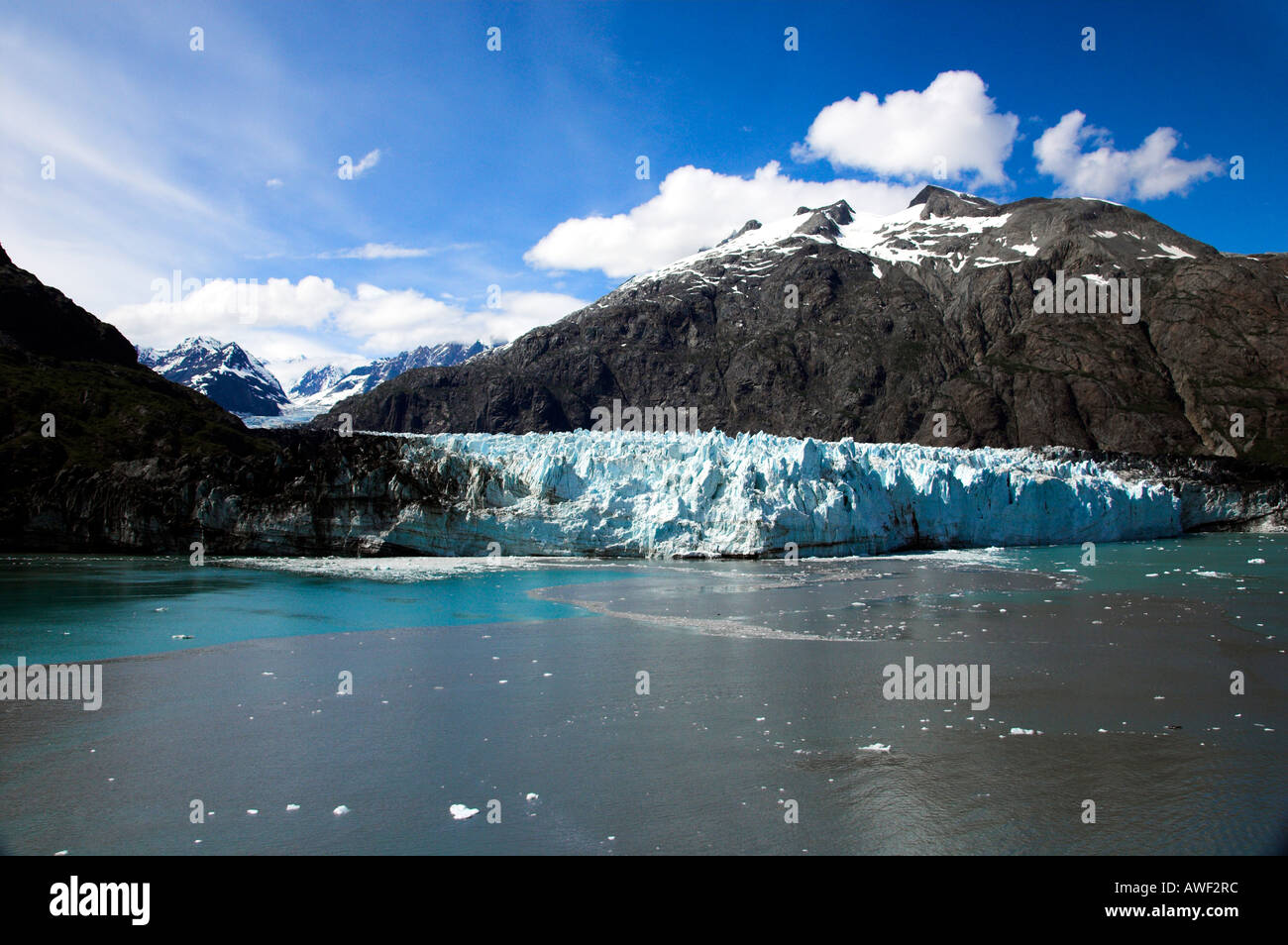 The Margerie Glacier in Tarr inlet in Glacier Bay National Park Alaska ...