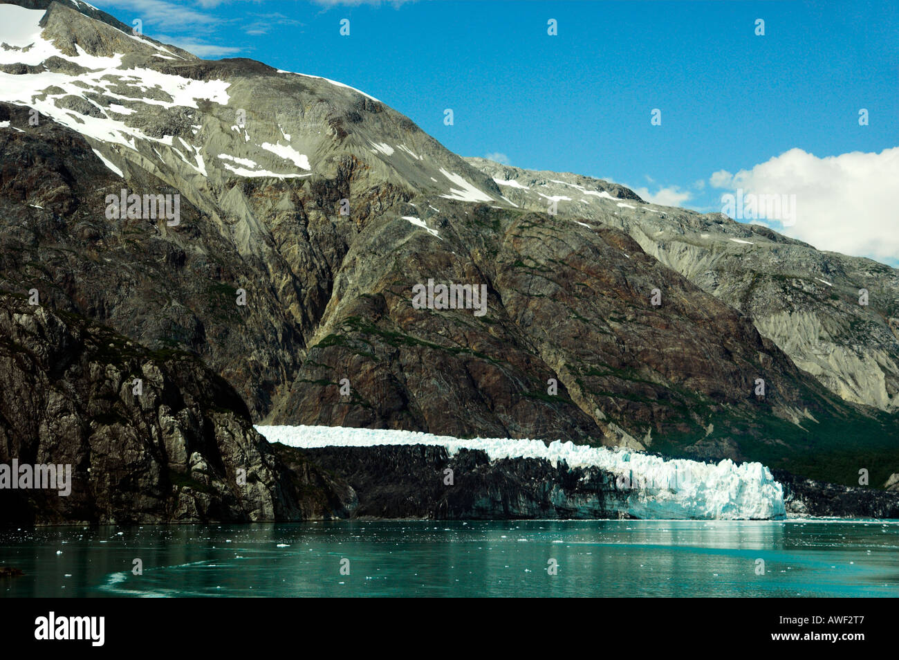 The Margerie Glacier in Tarr inlet in Glacier Bay National Park Alaska ...
