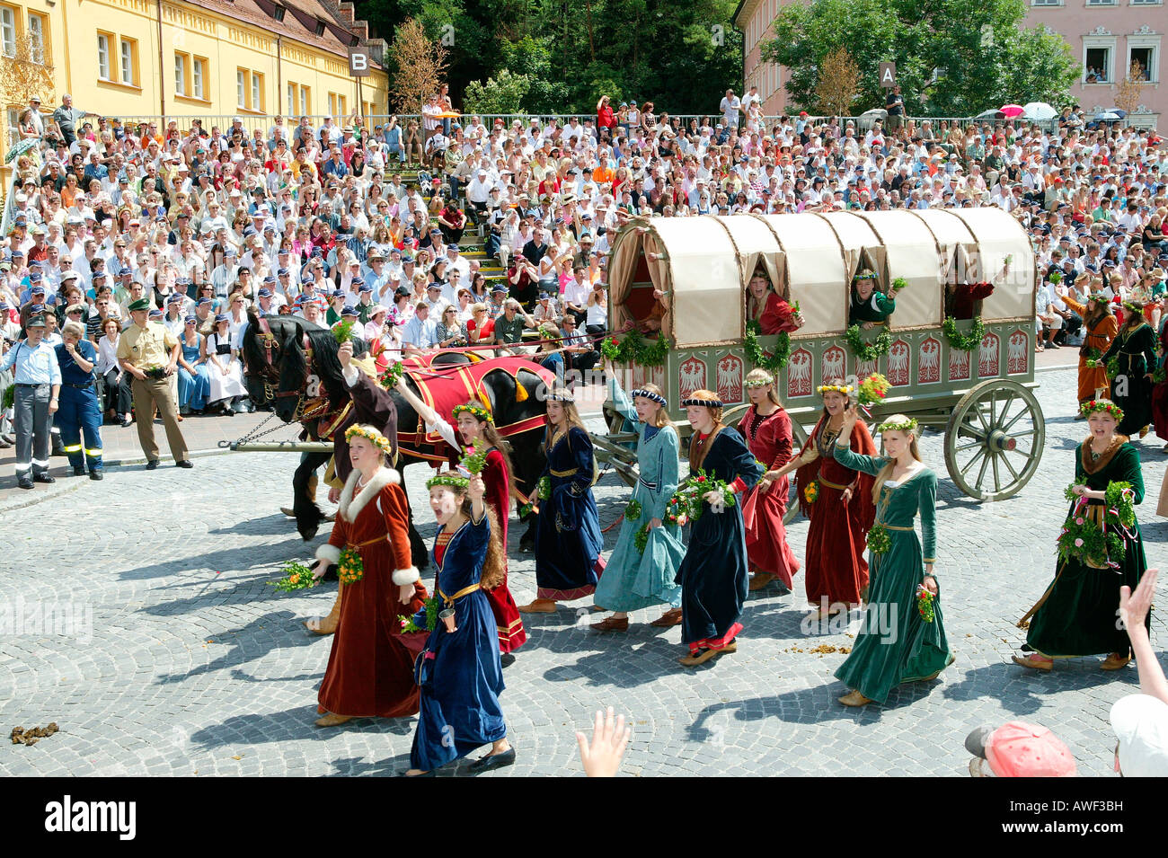 Medieval Theatre Pageant Wagons