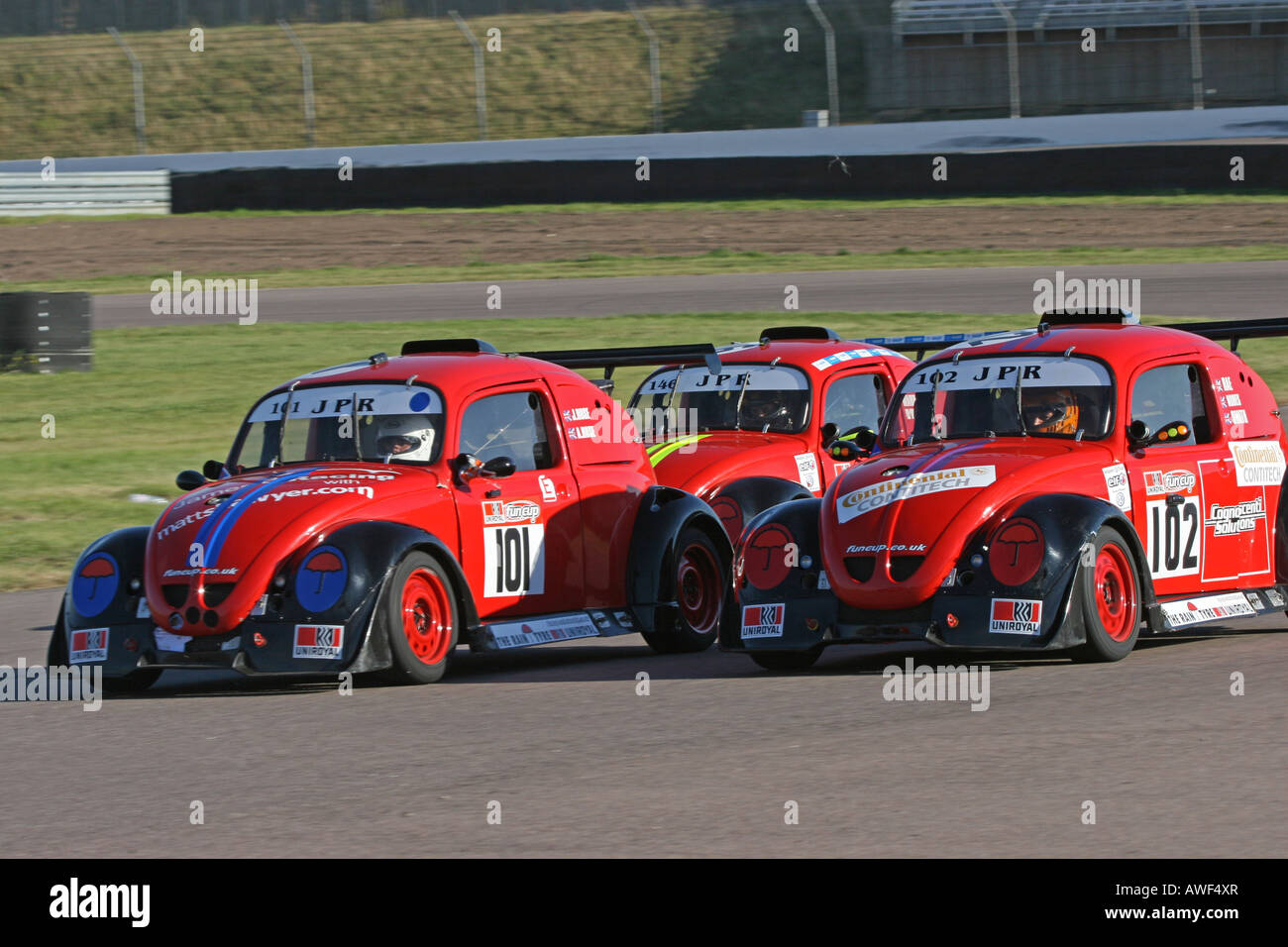 Fun Cup VW Beetles racing Stock Photo - Alamy