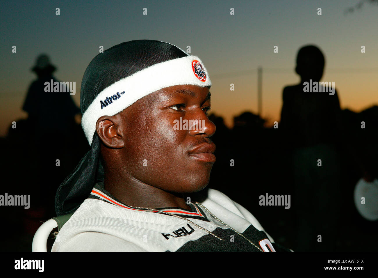 Portrait of a man, Sehitwa, Botswana, Africa Stock Photo - Alamy