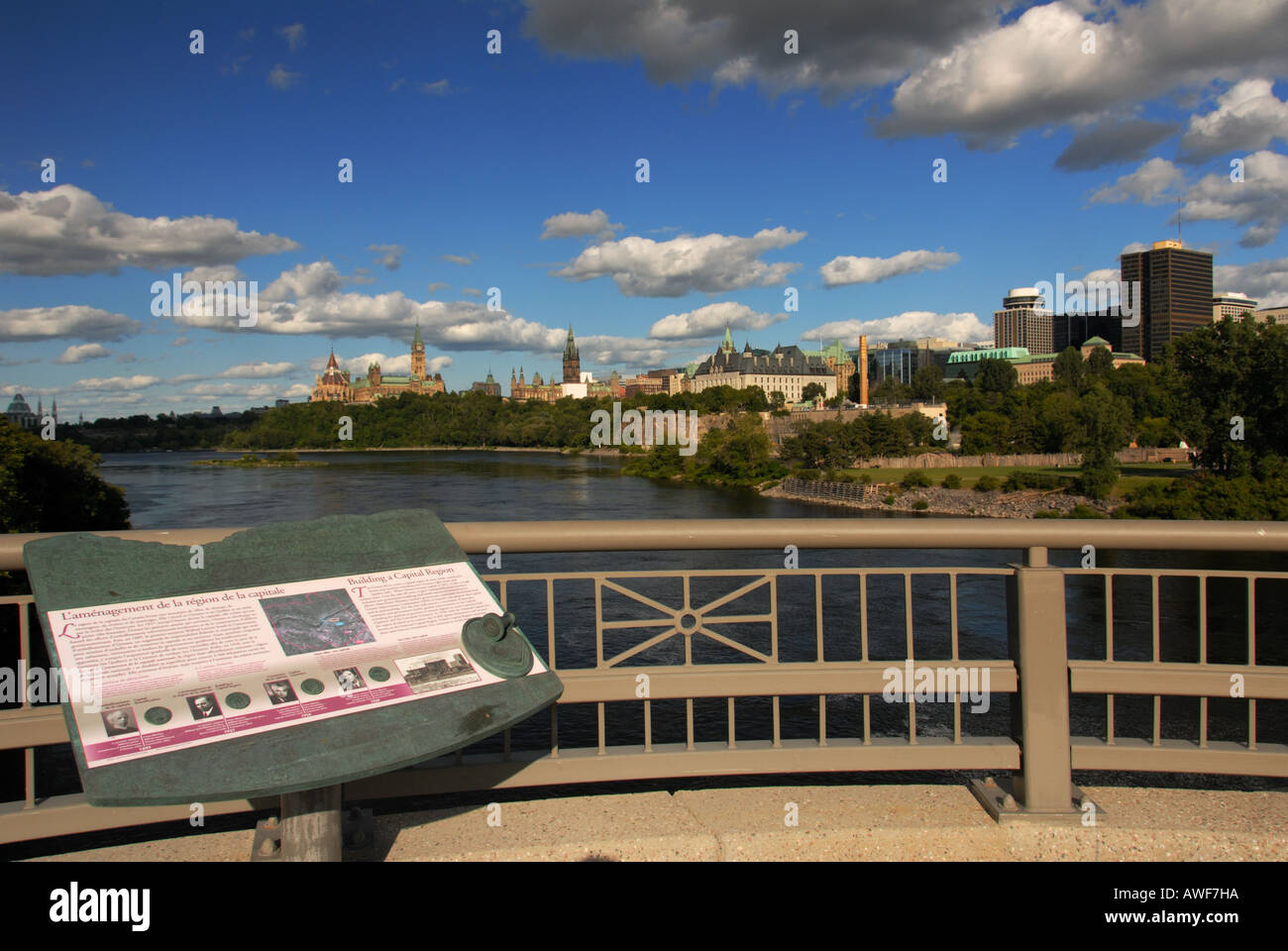 Ottawa viewed from Portage Bridge Stock Photo - Alamy