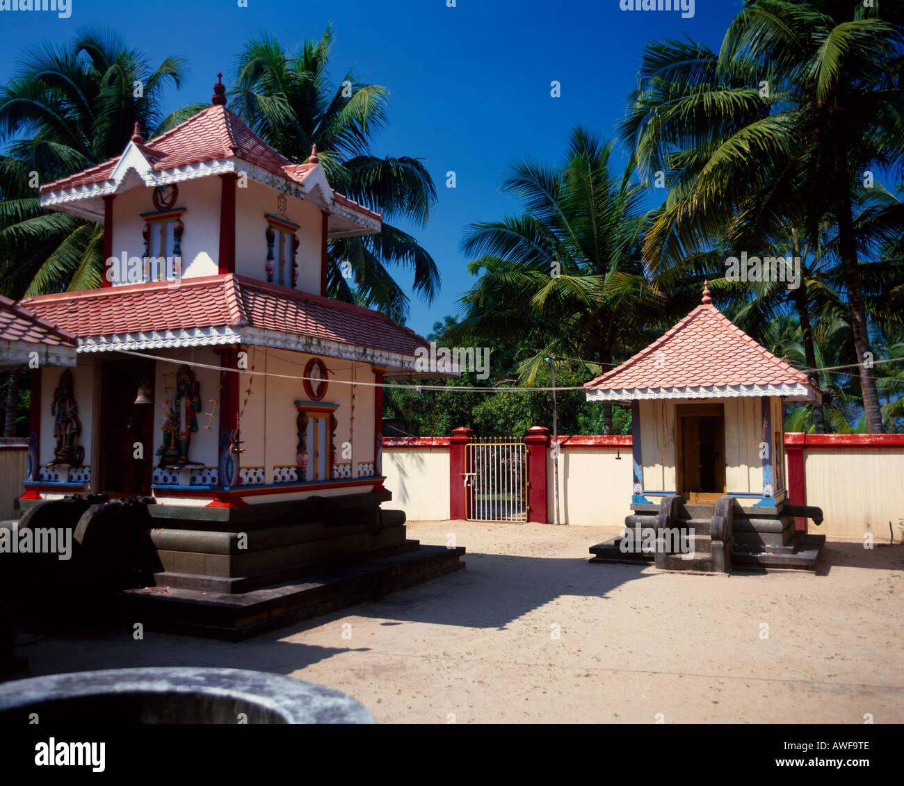 Thottapally Kerala India Hindu Temple Stock Photo - Alamy