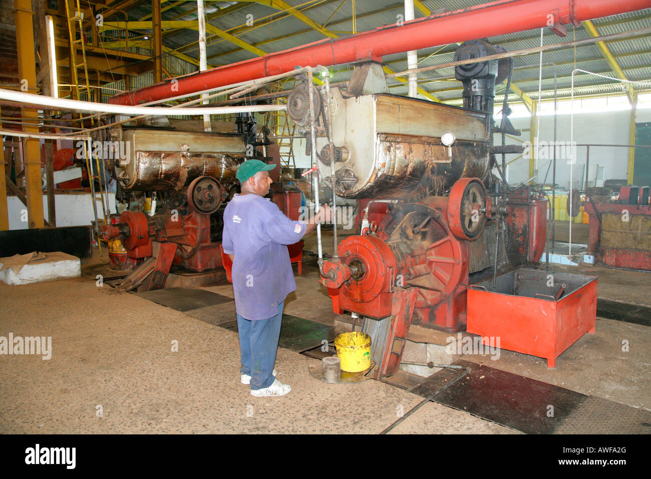 Industrial coconut processing, Georgetown, Guyana, South America Stock ...