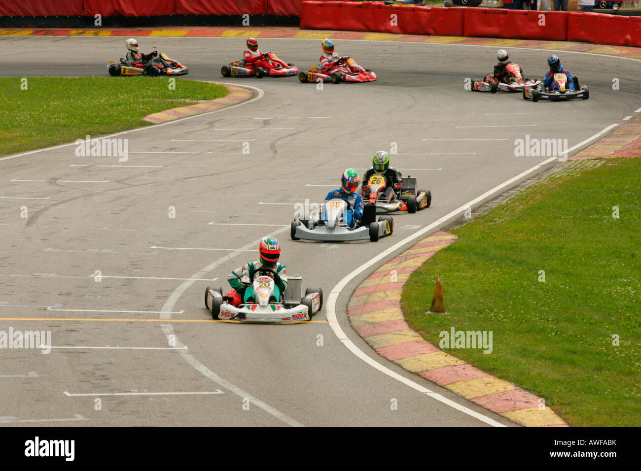 German Kartracing Championships, Kart track in Ampfing, Upper Bavaria ...