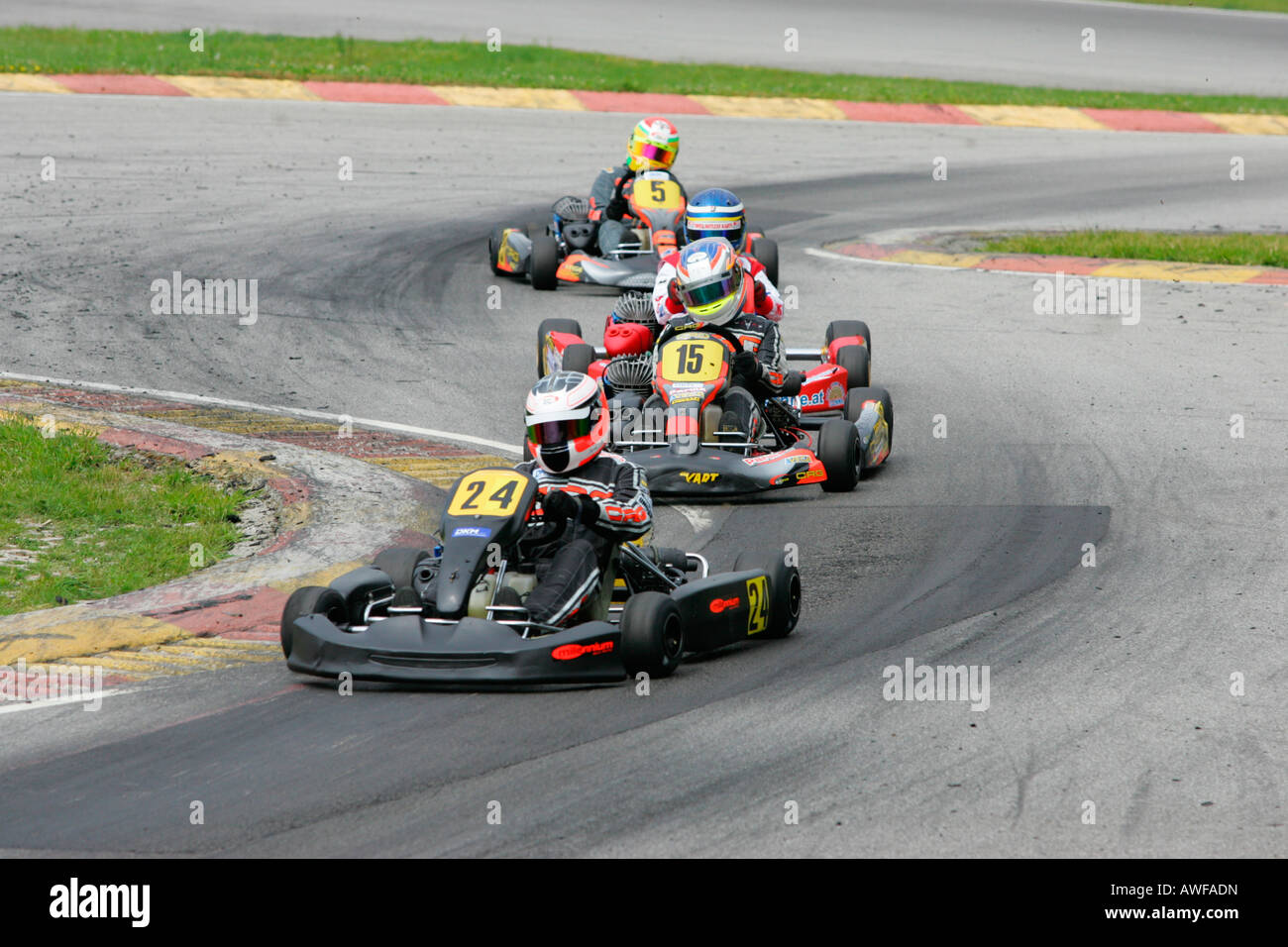 German Kartracing Championships, Kart track in Ampfing, Upper Bavaria ...