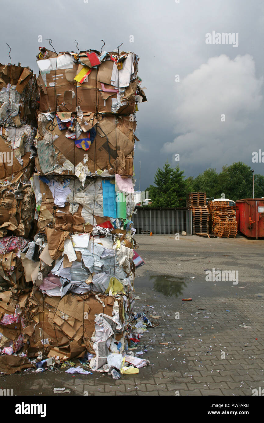 multi colour paper bales Stock Photo - Alamy