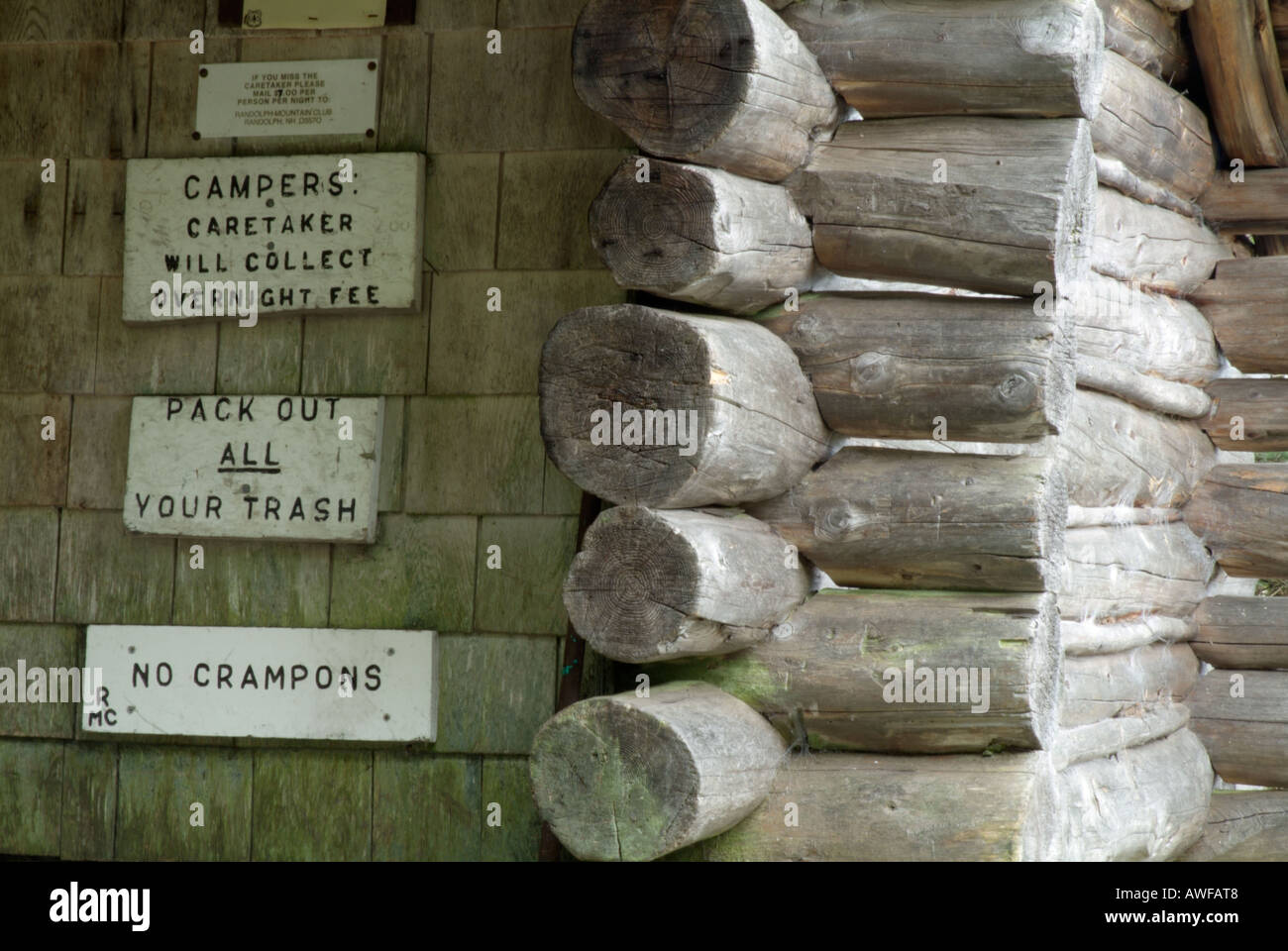 Perch Shelter White Mountain National Forest, New Hampshire USA Lean-to ...