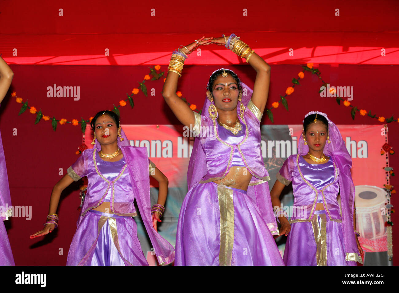 Traditional Indian dancers at a Hindu Festival in Georgetown, Guyana ...