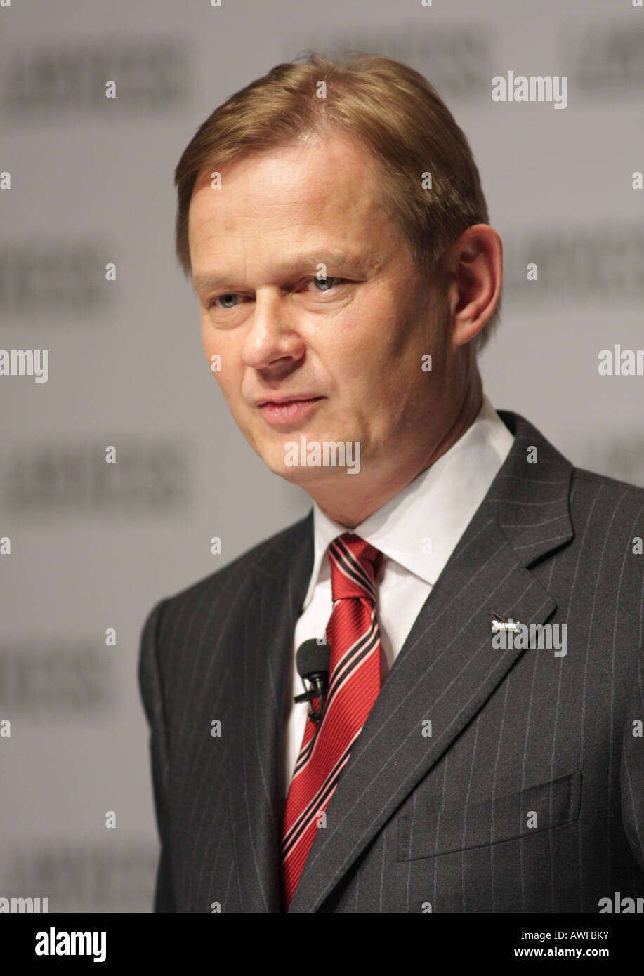 Lanxess CEO Axel Claus Heitmann chief executive officer Germany Stock ...