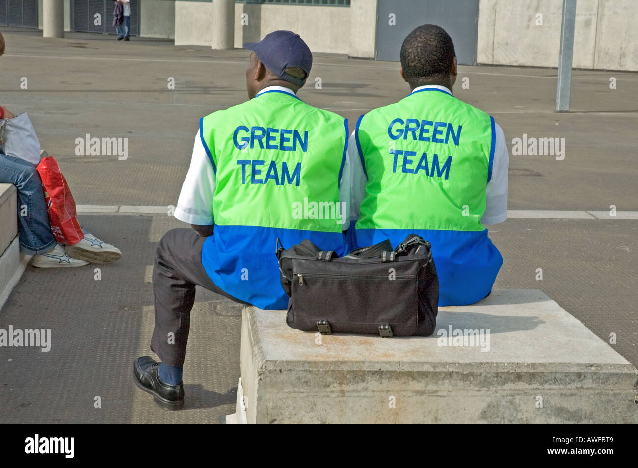 Green Team at Arsenal's stadium Holloway London England UK Stock Photo ...