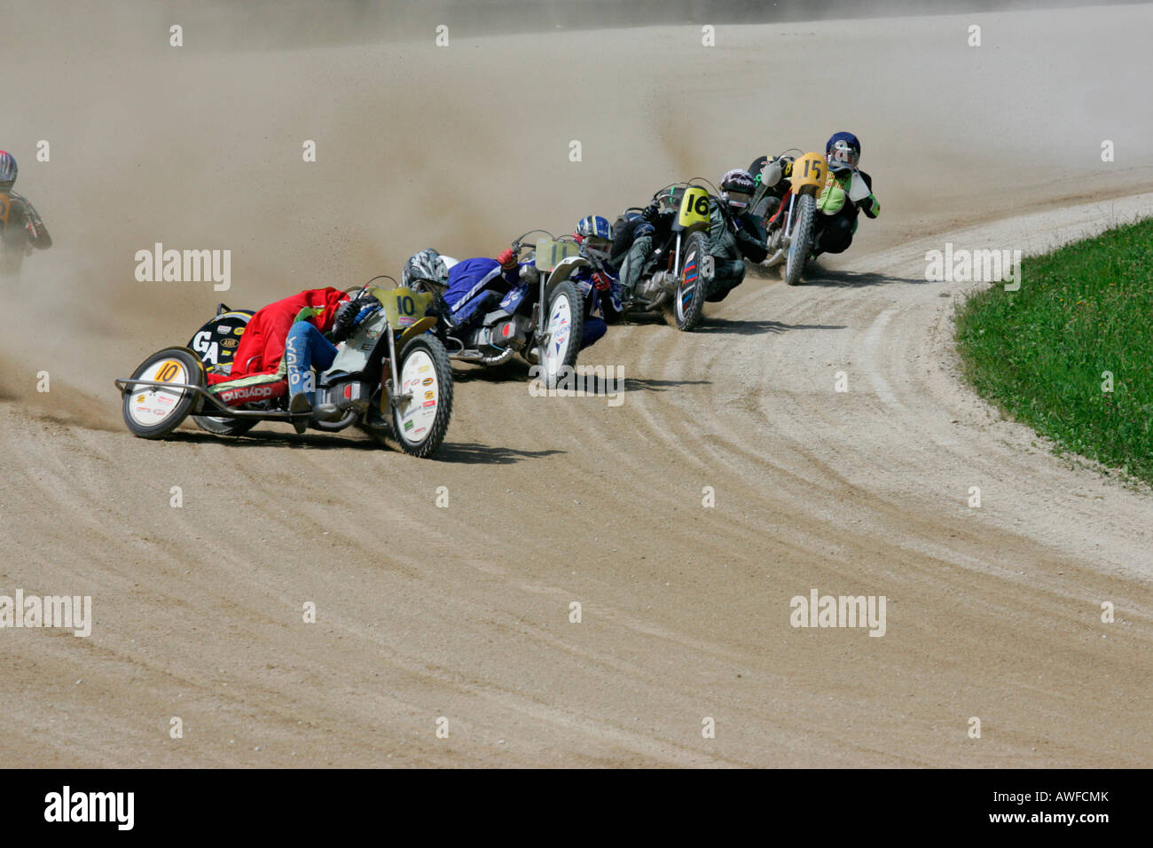 Motorcycle Sidecars International Motorcycle Race High Resolution Stock ...