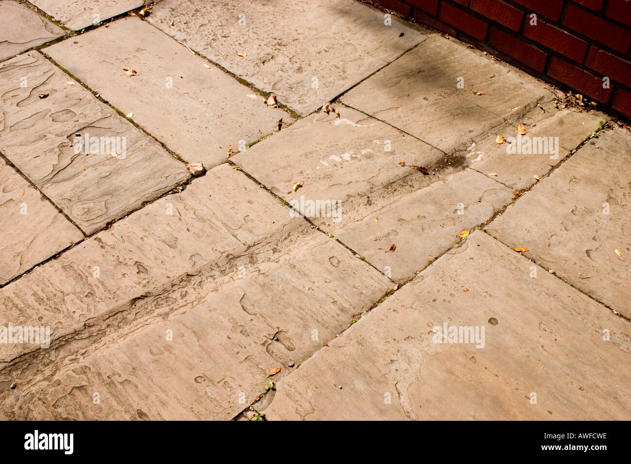 Rainwater channels for garden run off chiselled into Victorian ...