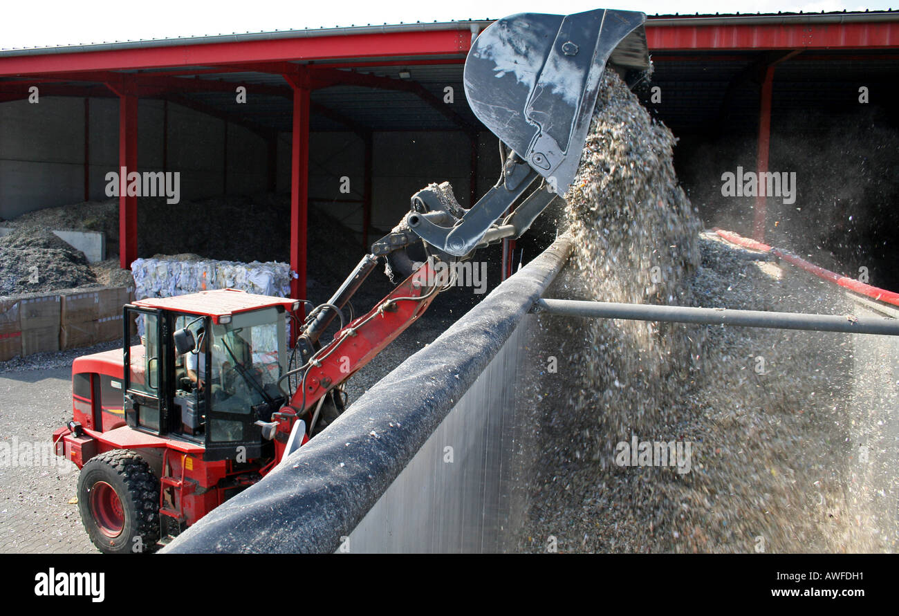 articulated truck loading material Stock Photo - Alamy