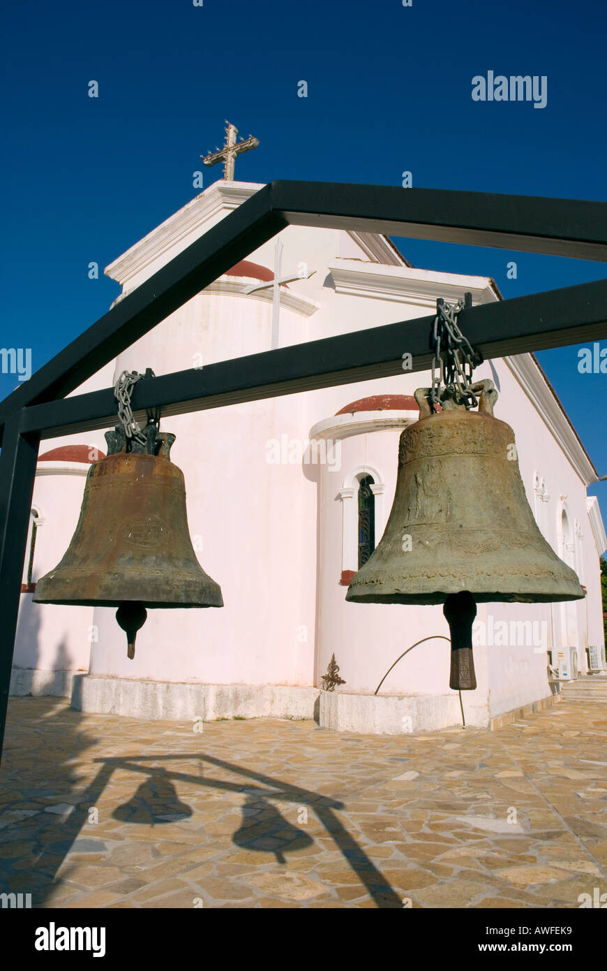 Greek Church Bells, Zakynthos, Greece Stock Photo - Alamy