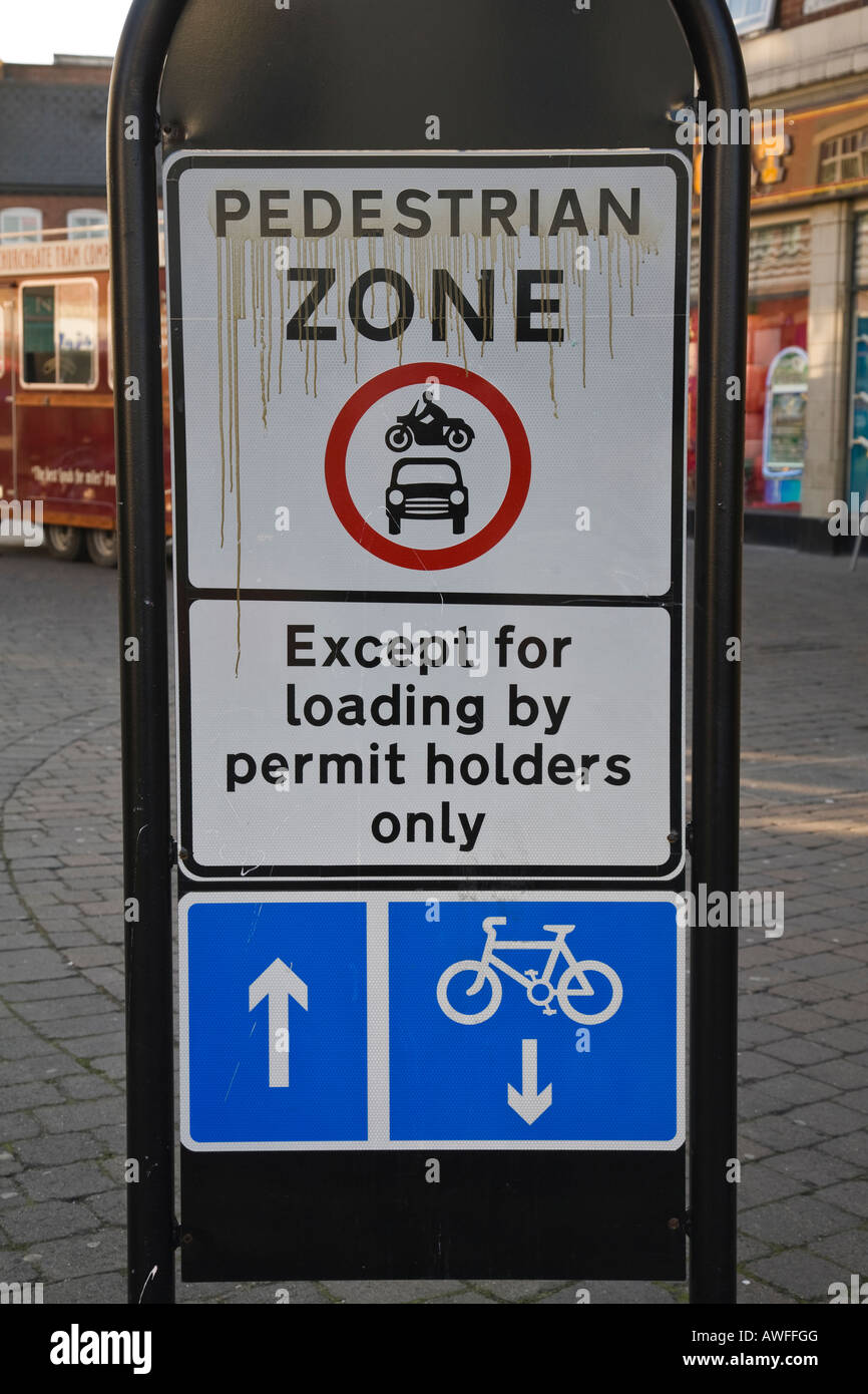A street sign, England Stock Photo - Alamy