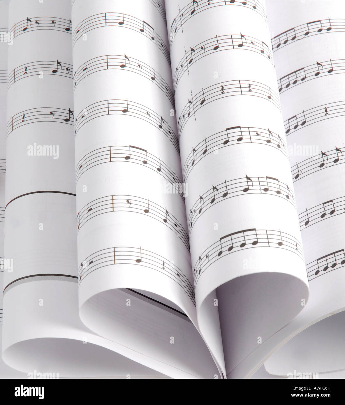 Folded sheet music hi-res stock photography and images - Alamy