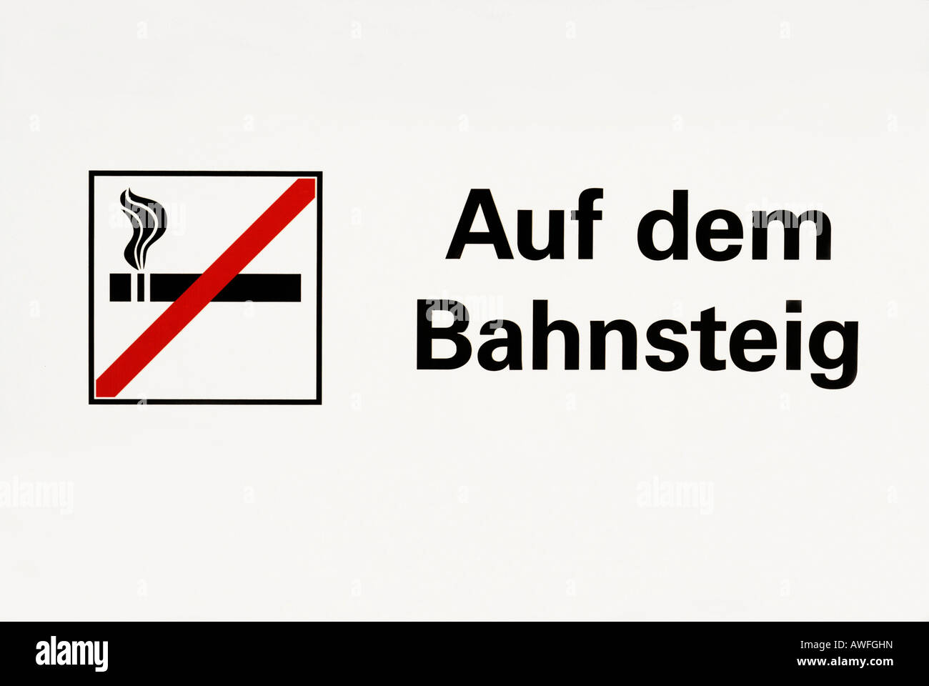 German rail signs hi-res stock photography and images - Alamy