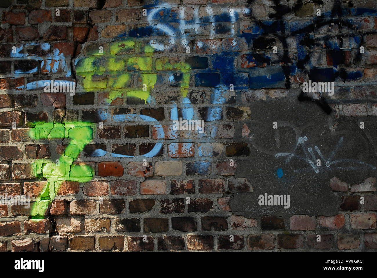 Graffiti Brick Wall High Resolution Stock Photography and Images - Alamy