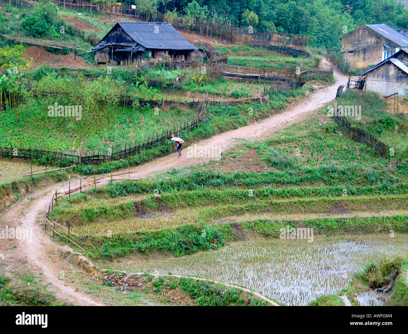 Sa Pa village Stock Photo - Alamy