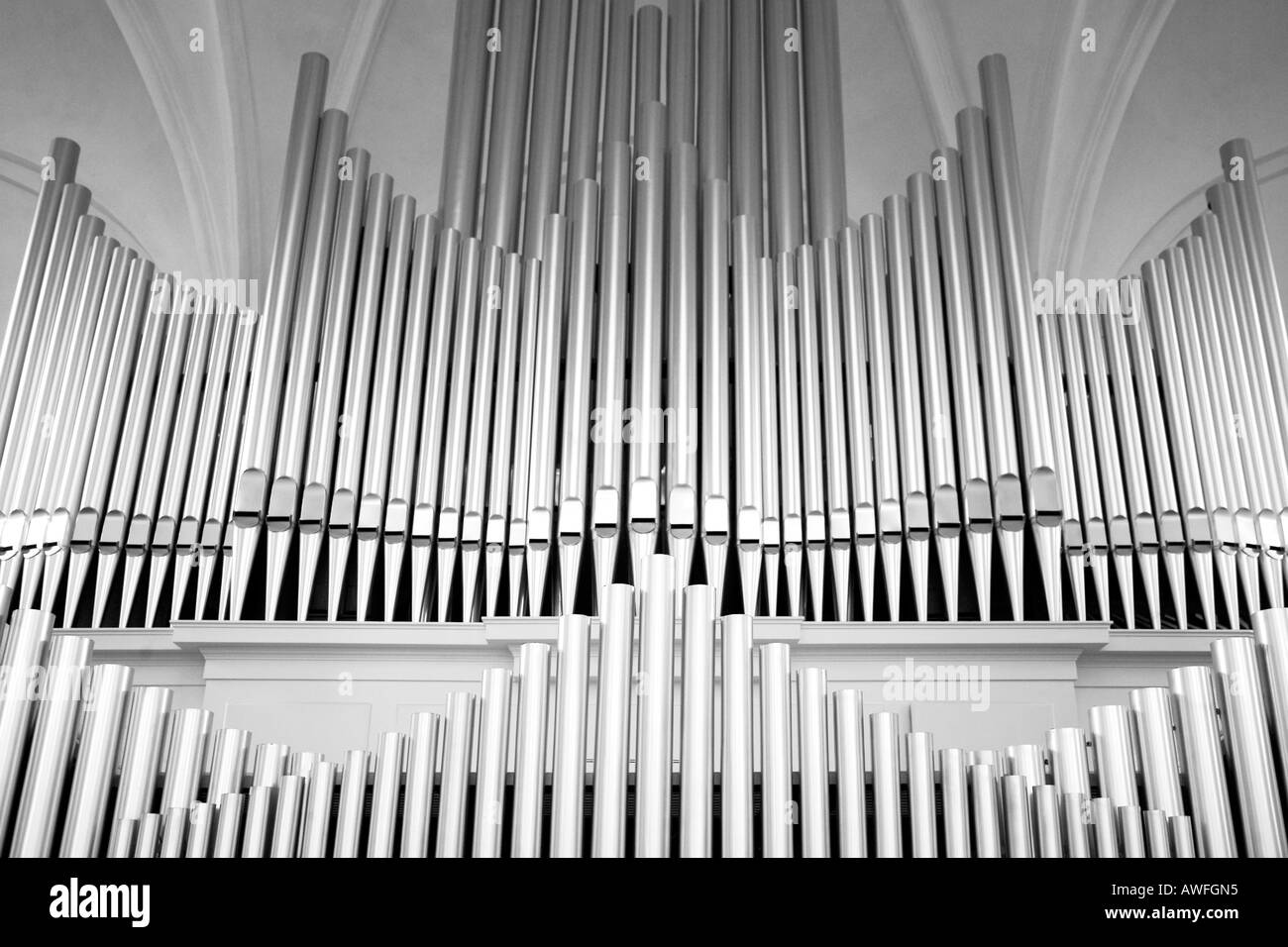 Hall of organ Black and White Stock Photos & Images - Alamy