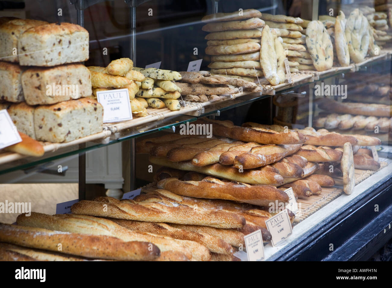 GB NORD/PAS-DE-CALAIS VIEUX LILLE TRADITIONAL BOULANGERIE WINDOW Stock ...