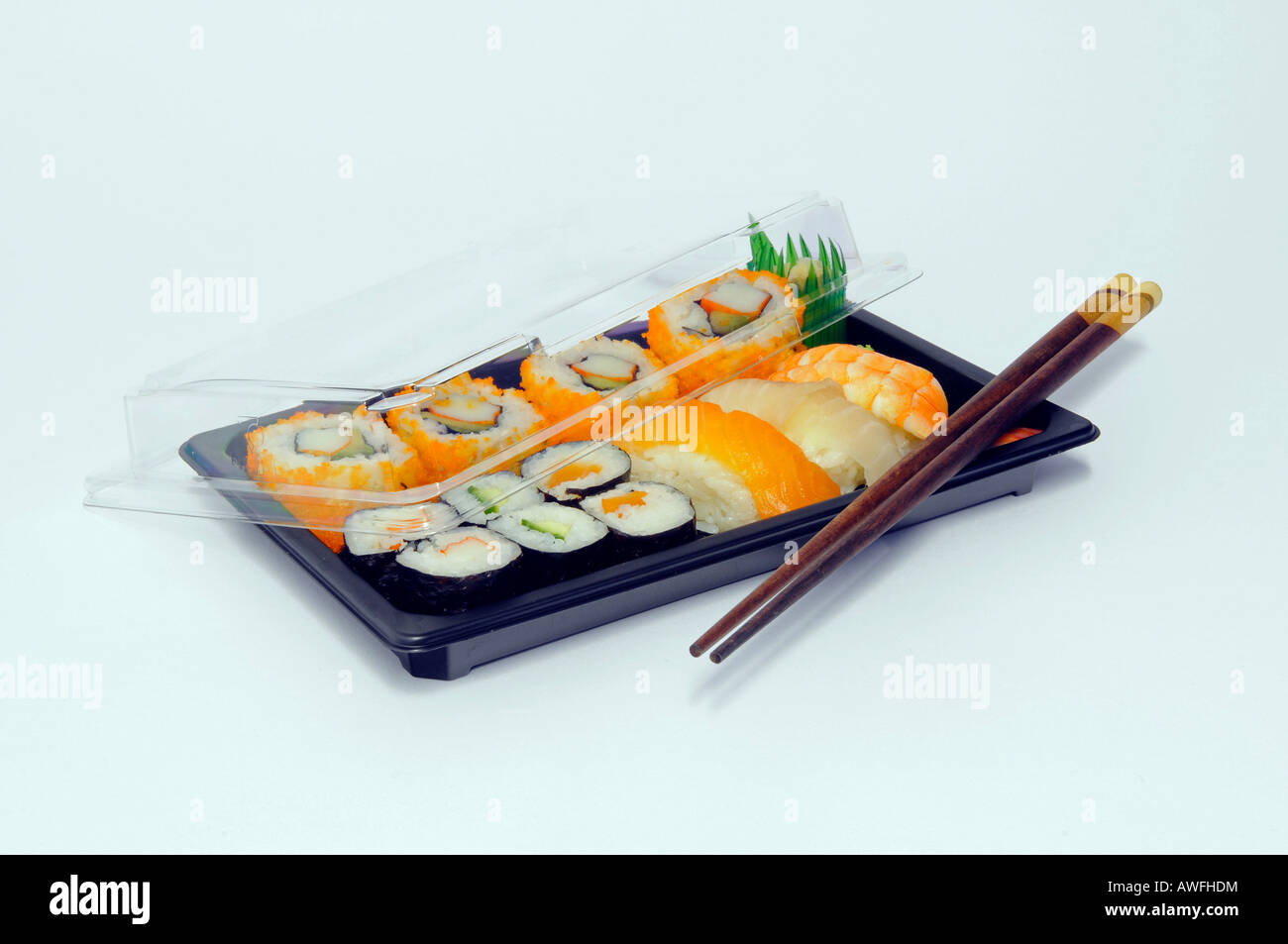 Sushi for take away Stock Photo - Alamy