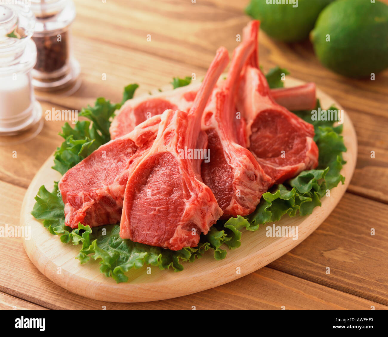 Raw lamb lime hi-res stock photography and images - Alamy