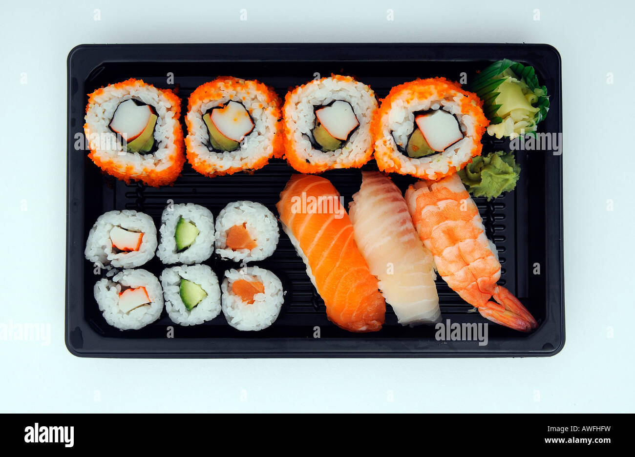 Sushi for take away Stock Photo - Alamy