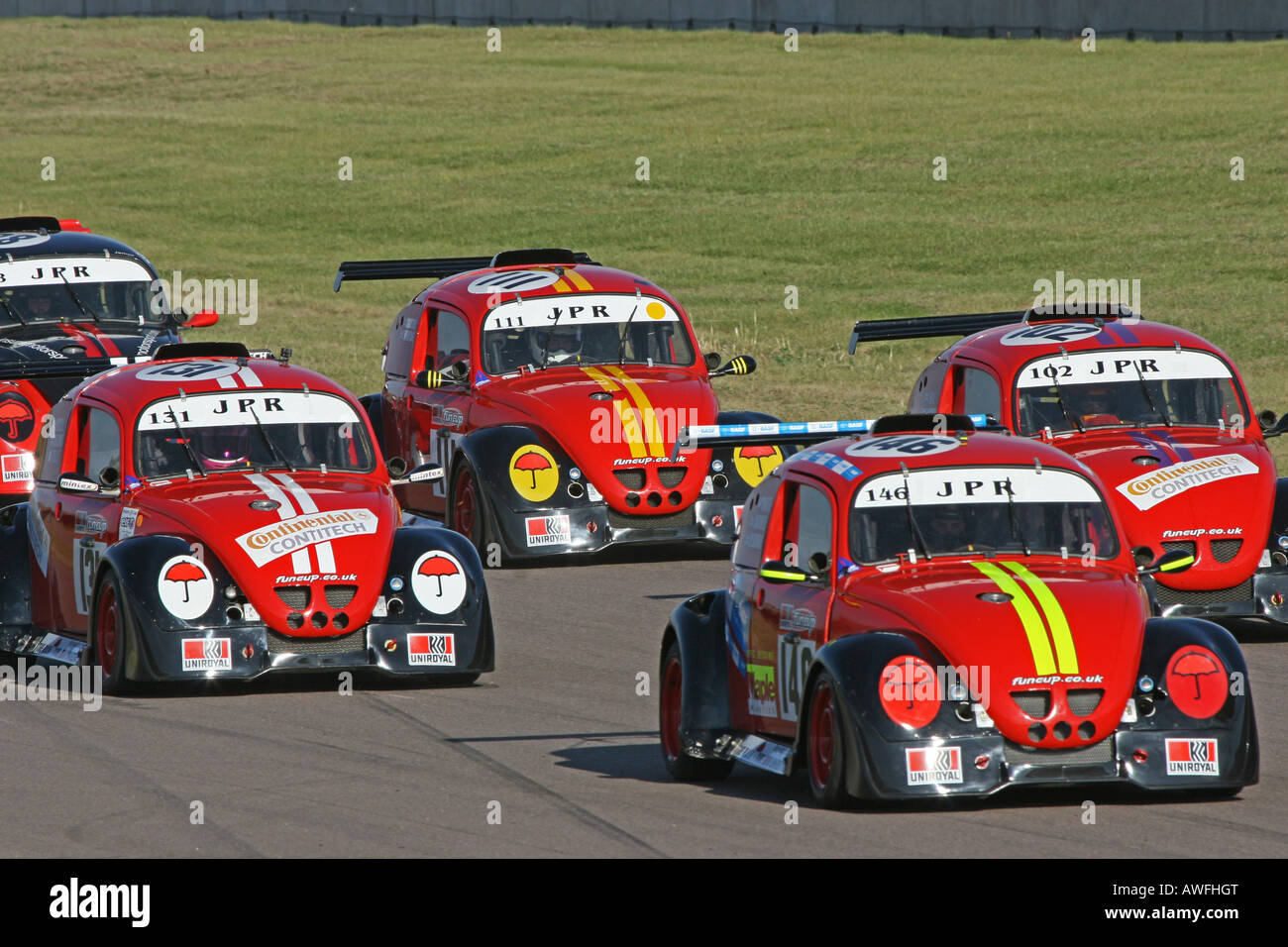 Fun Cup VW Beetles racing Stock Photo - Alamy