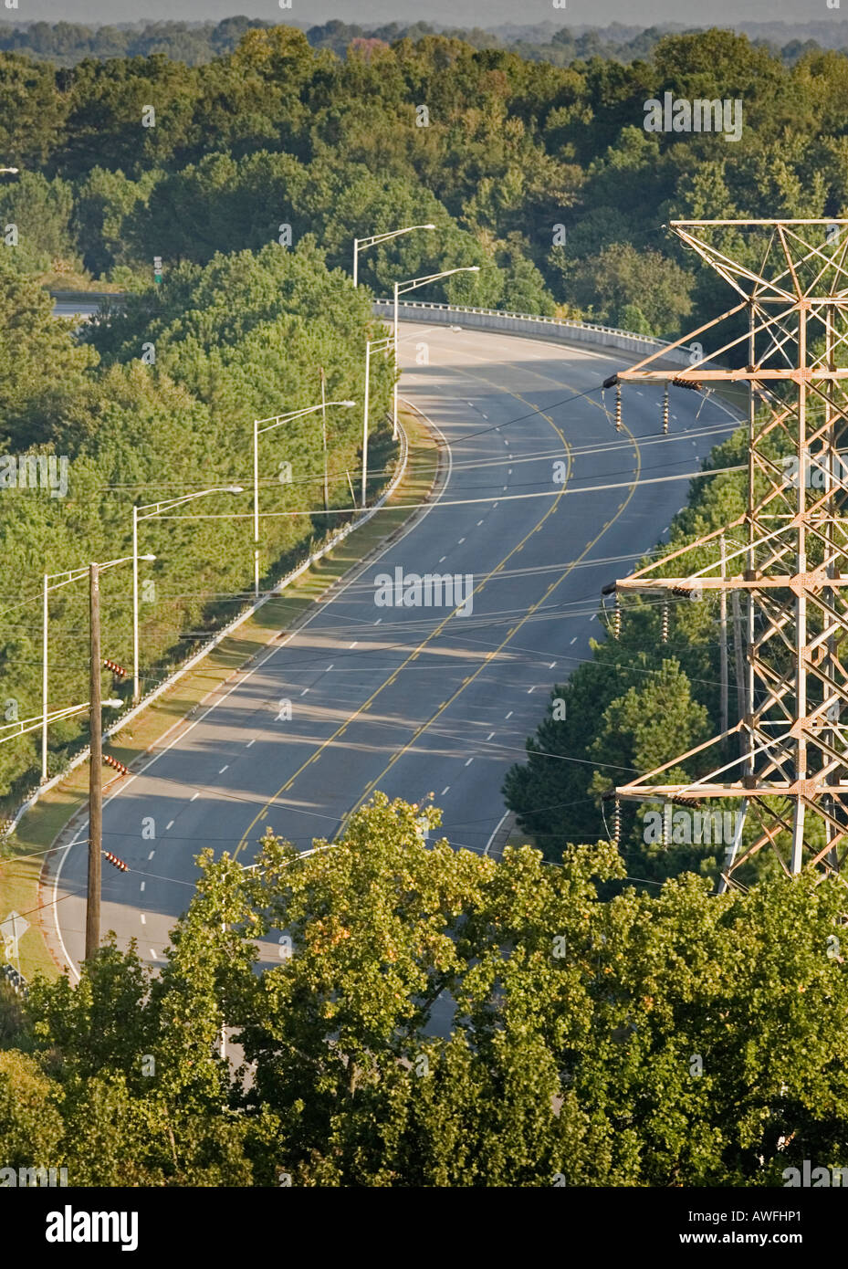 Road without any traffic Stock Photo - Alamy