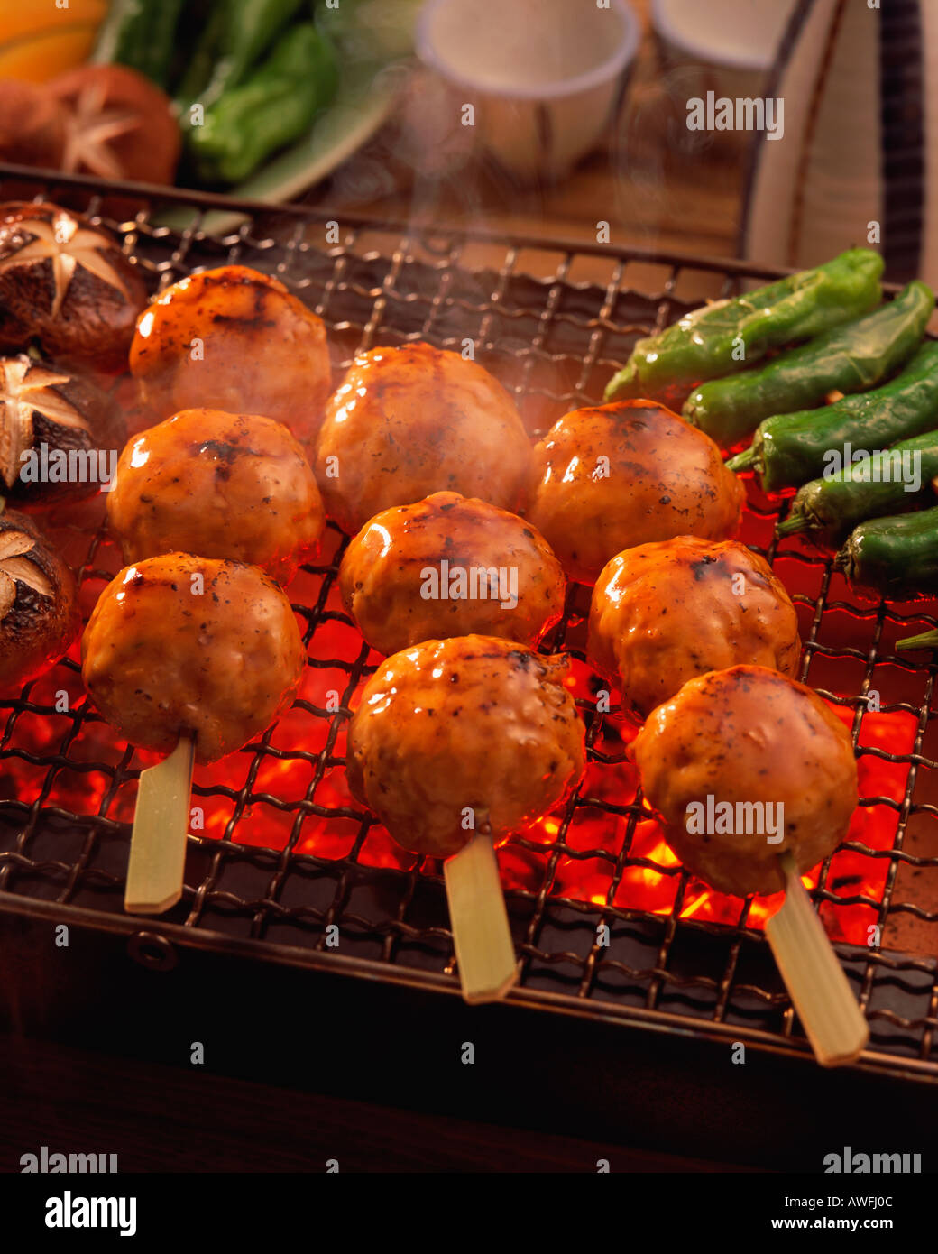 Tsukune japanese hi-res stock photography and images - Alamy