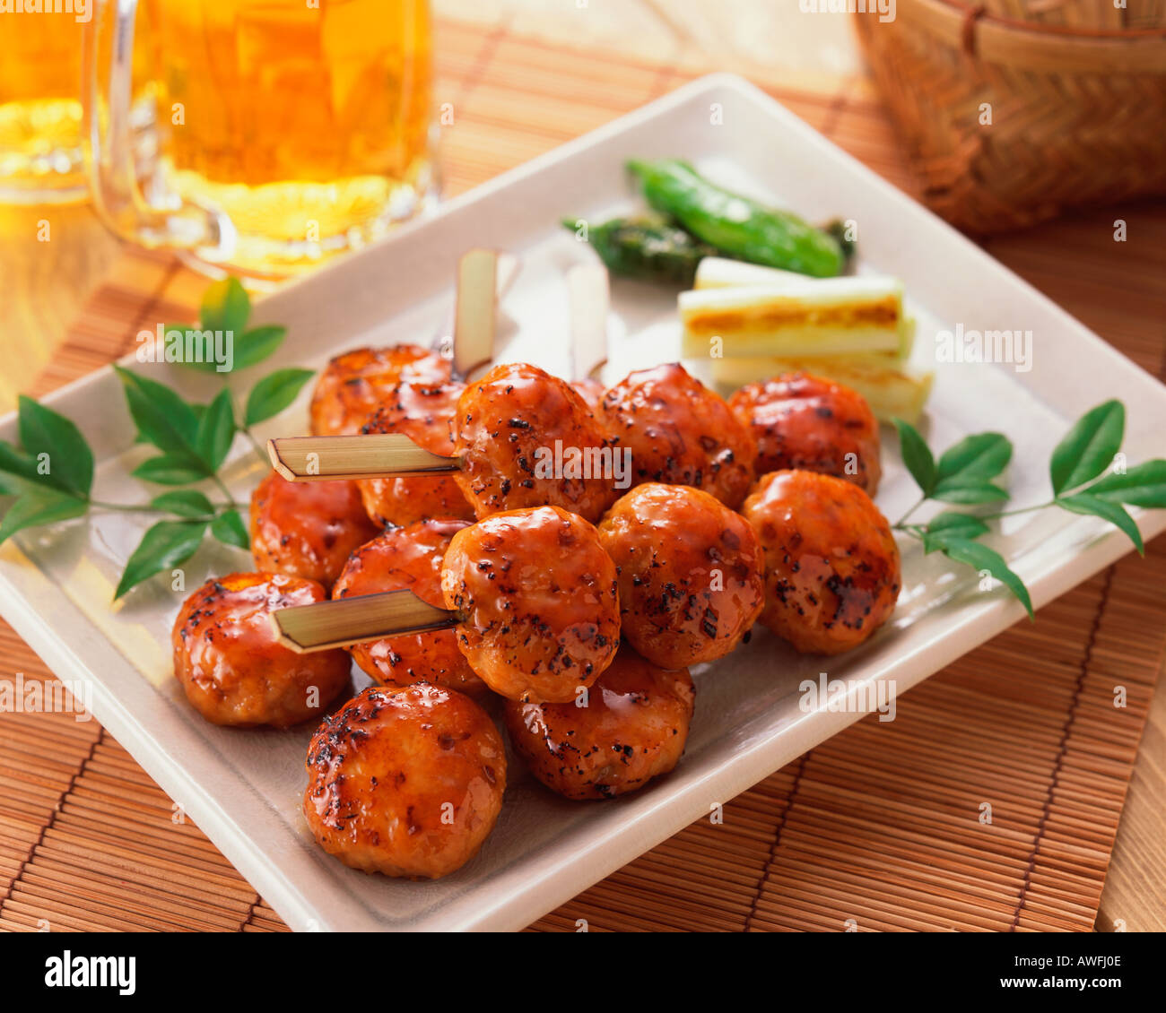 Tsukune japanese hi-res stock photography and images - Alamy